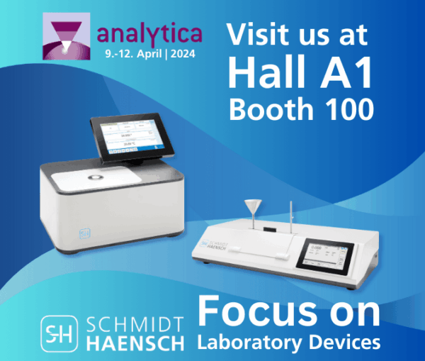 Fair: analytica 2024 | SCHMIDT + HAENSCH